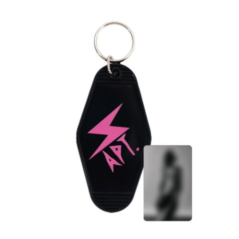 ROSÉ [ROSIE] APT. KEYCHAIN black-lightning & random APT. photocard
